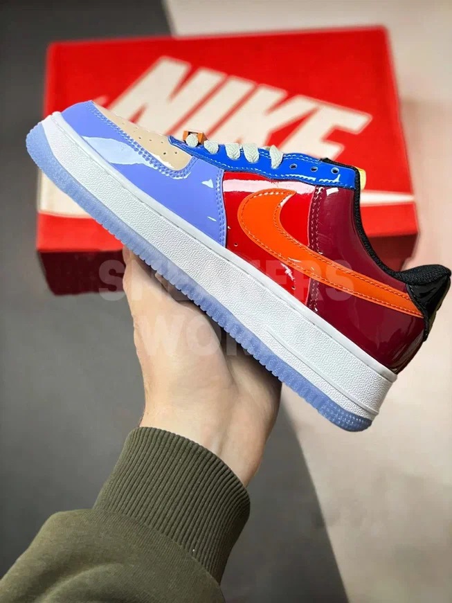 Undefeated × Nike Air Force 1 Low SP Total Orange Blue Red купить в Спб ...